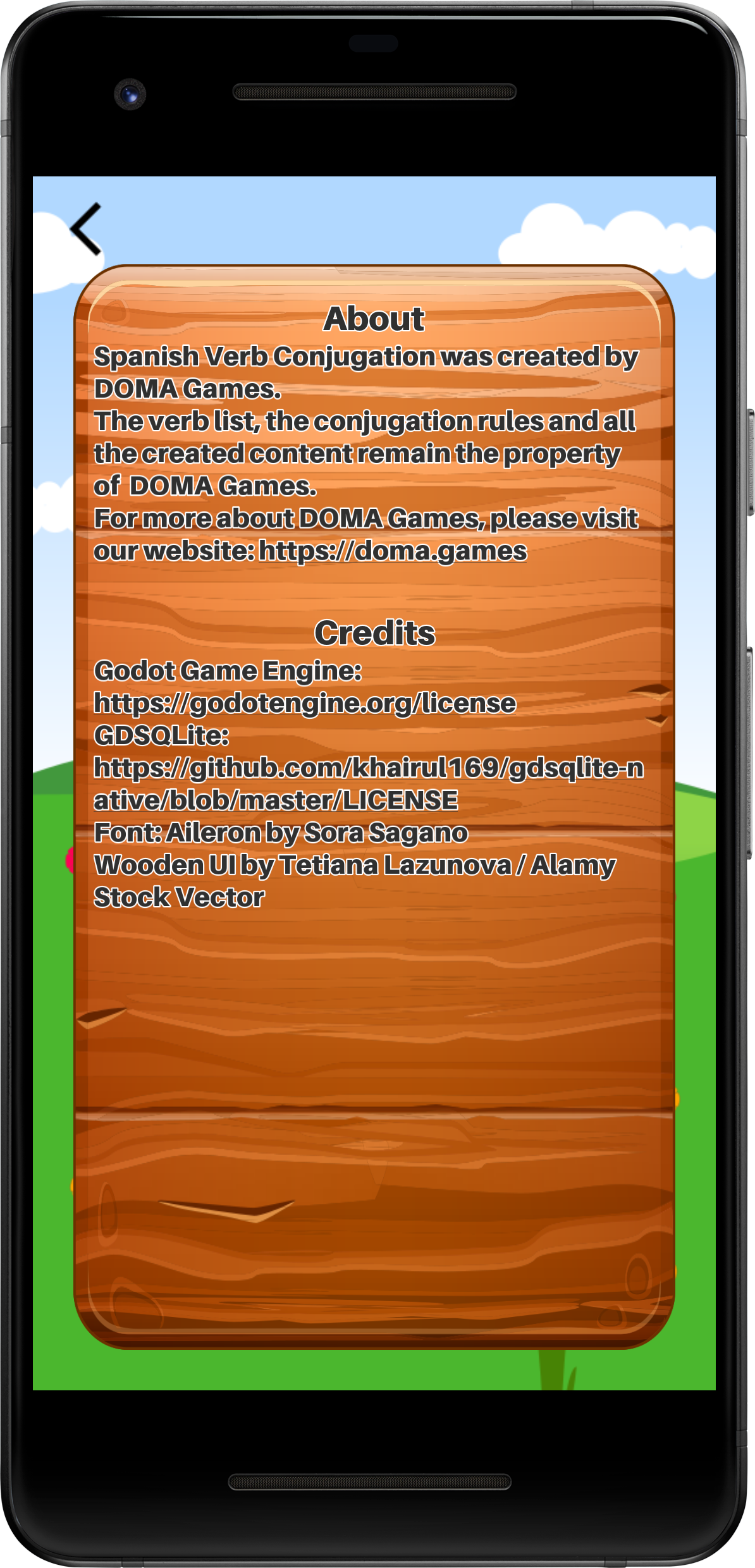 Spanish Verb Conjugation – DOMA Games